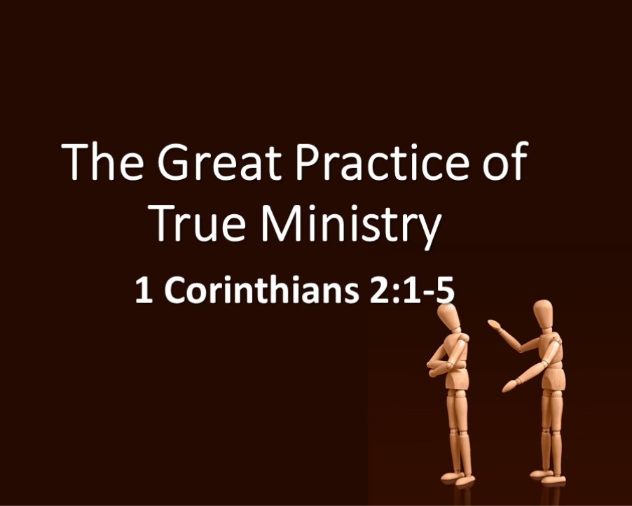 The Great Practice of True Ministry – Evergreen Baptist Church